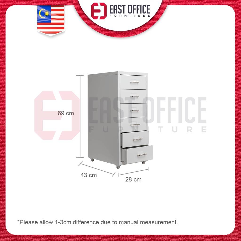 6 Drawer unit on castors l Helmer